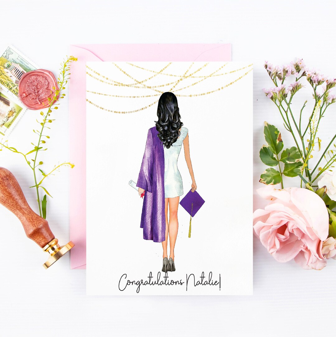Personalized Class of 2025 Graduation Card, Graduation Keepsake Senior ...