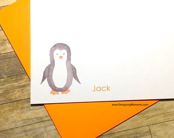 Kids Personalized Note Cards Lined Paper Note Cards for