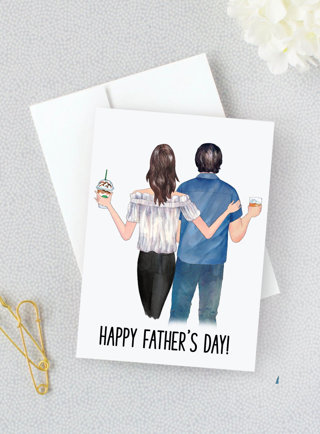 Father's Day Card Custom Happy Fathers Day Card Card | Etsy