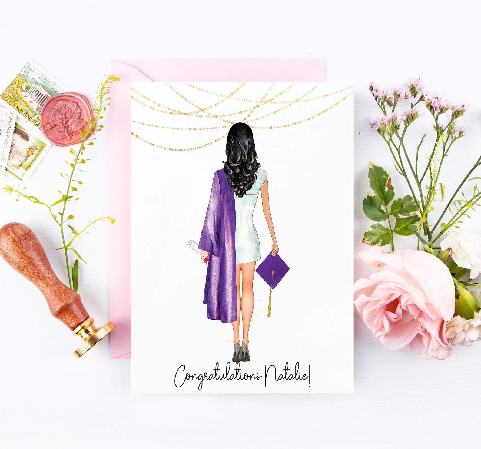 Custom Graduation Card Custom Card for Senior | Etsy