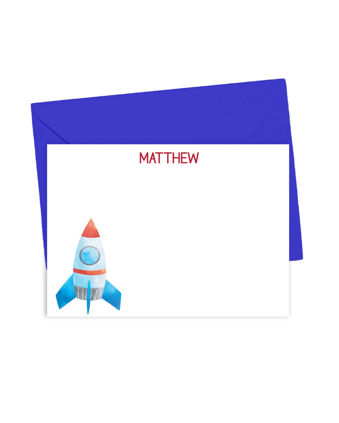 Personalized Rocket Ship Cards for Kids Boys Astronaut and - Etsy