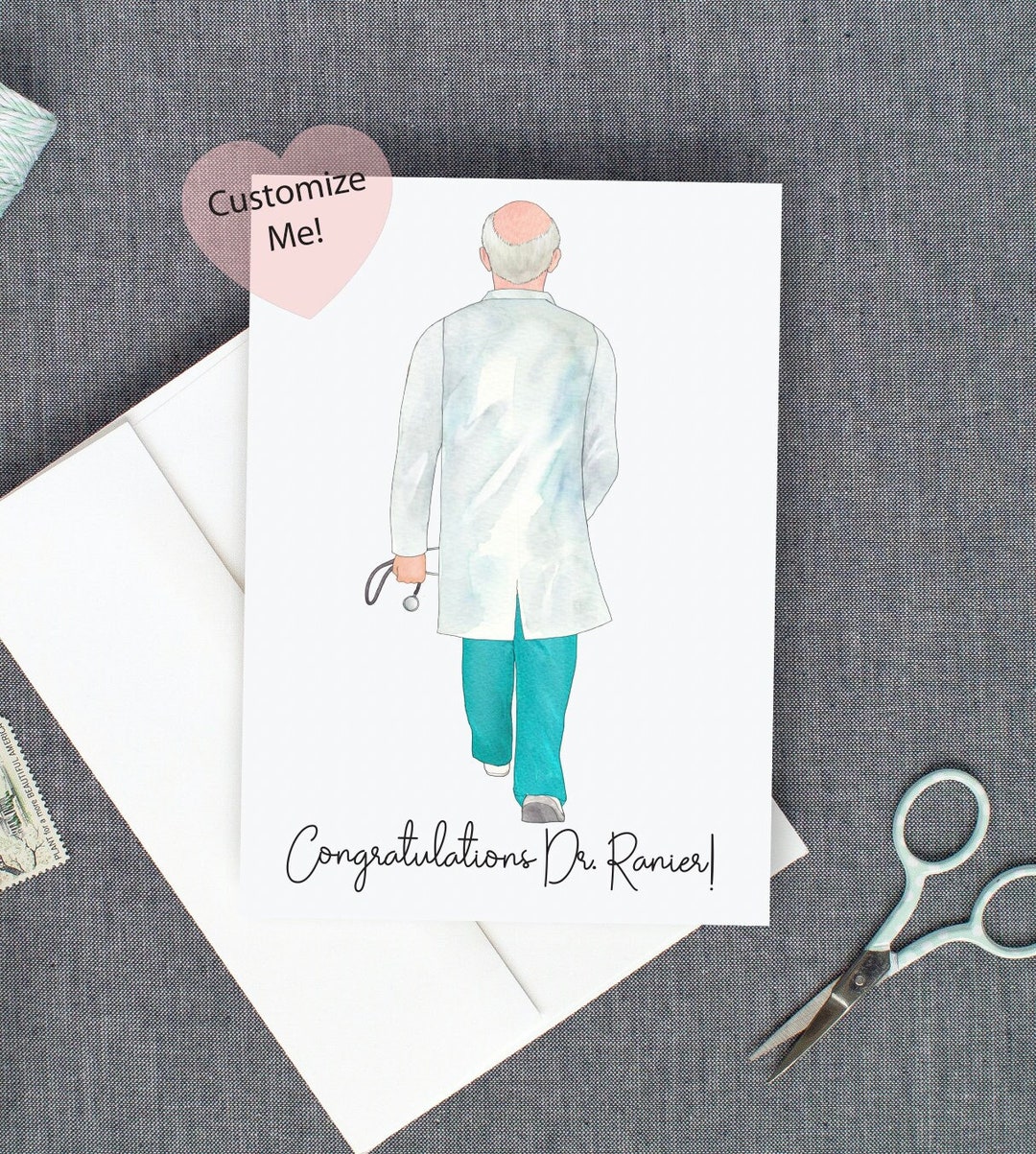 Personalized Retirement Card for Doctor | Custom Dr Keepsake ...