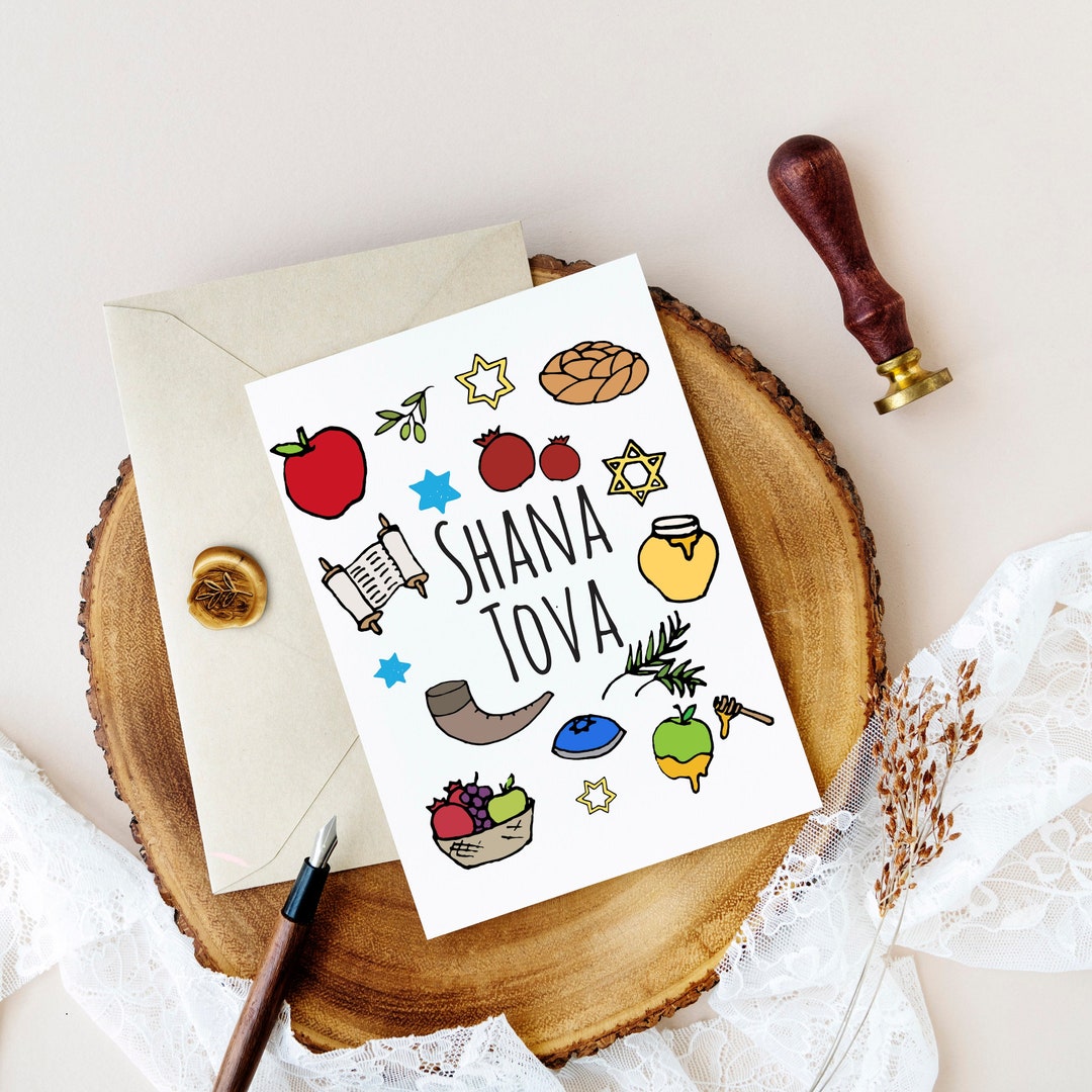 Rosh Hashanah Shana Tova Jewish Holiday Cards | Shana Tova High Holiday ...
