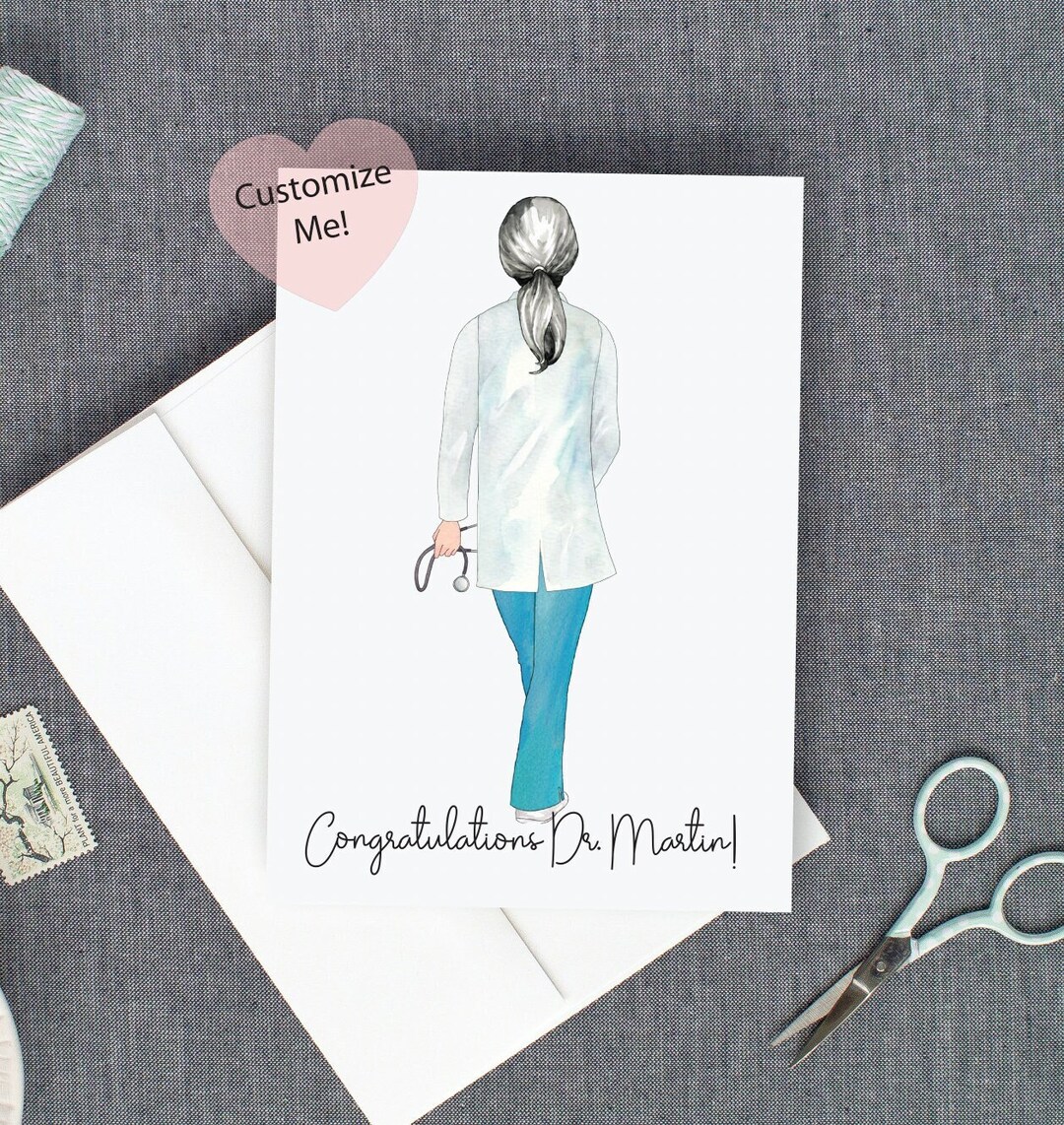 Personalized Retirement Card for Doctor, Congratulations Physician ...