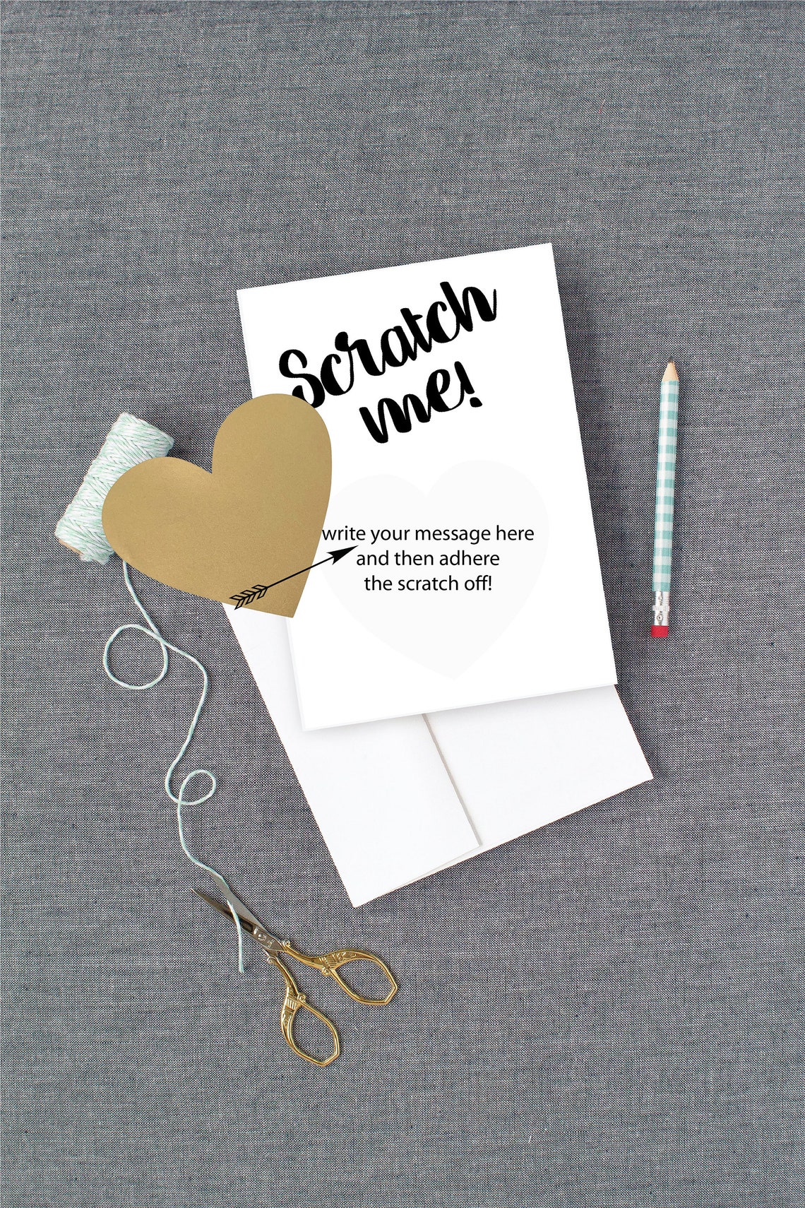 Custom Scratch off Card Scratch off Card With Custom Message | Etsy