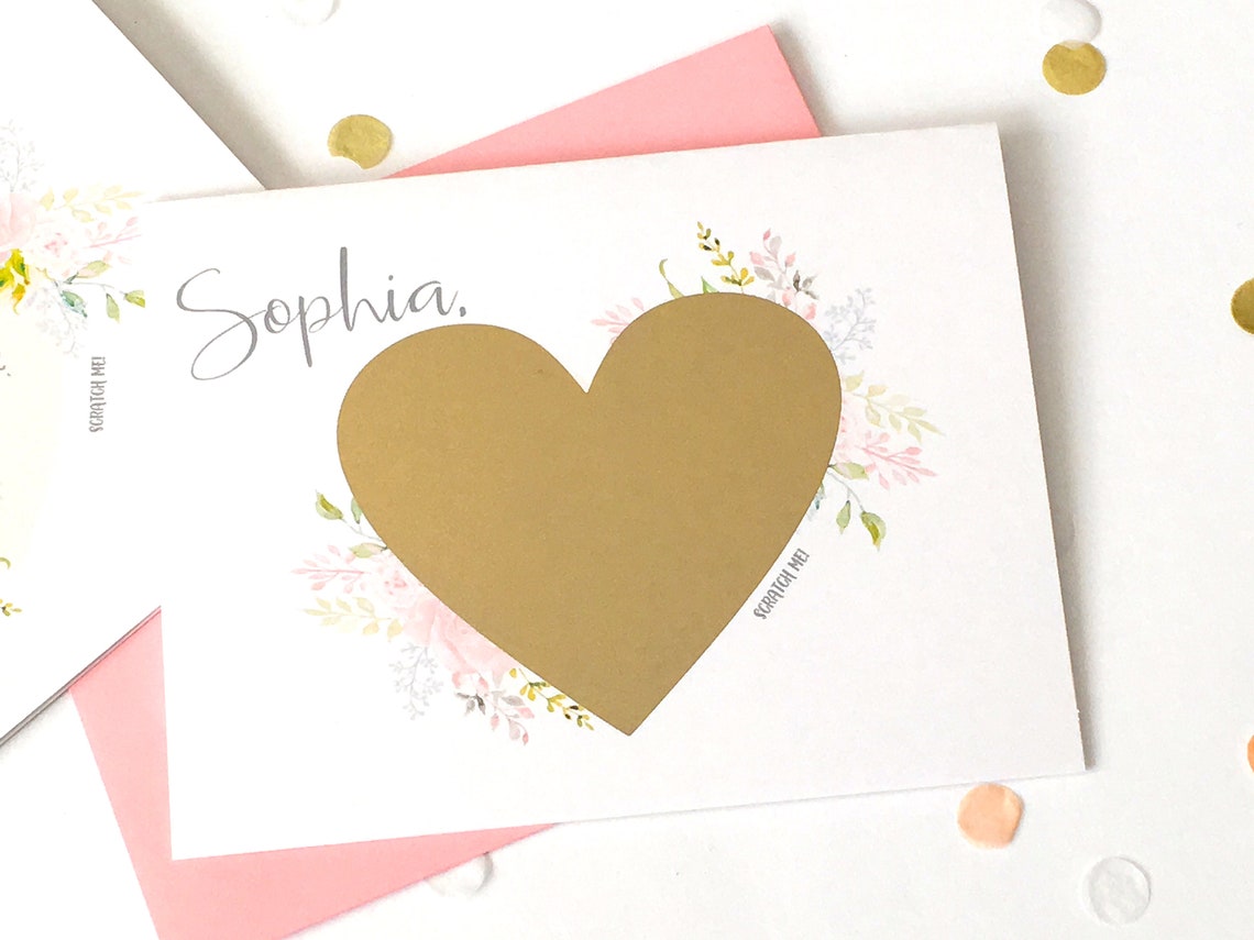 Personalized Will You Marry Us Scratch off Card Wedding - Etsy