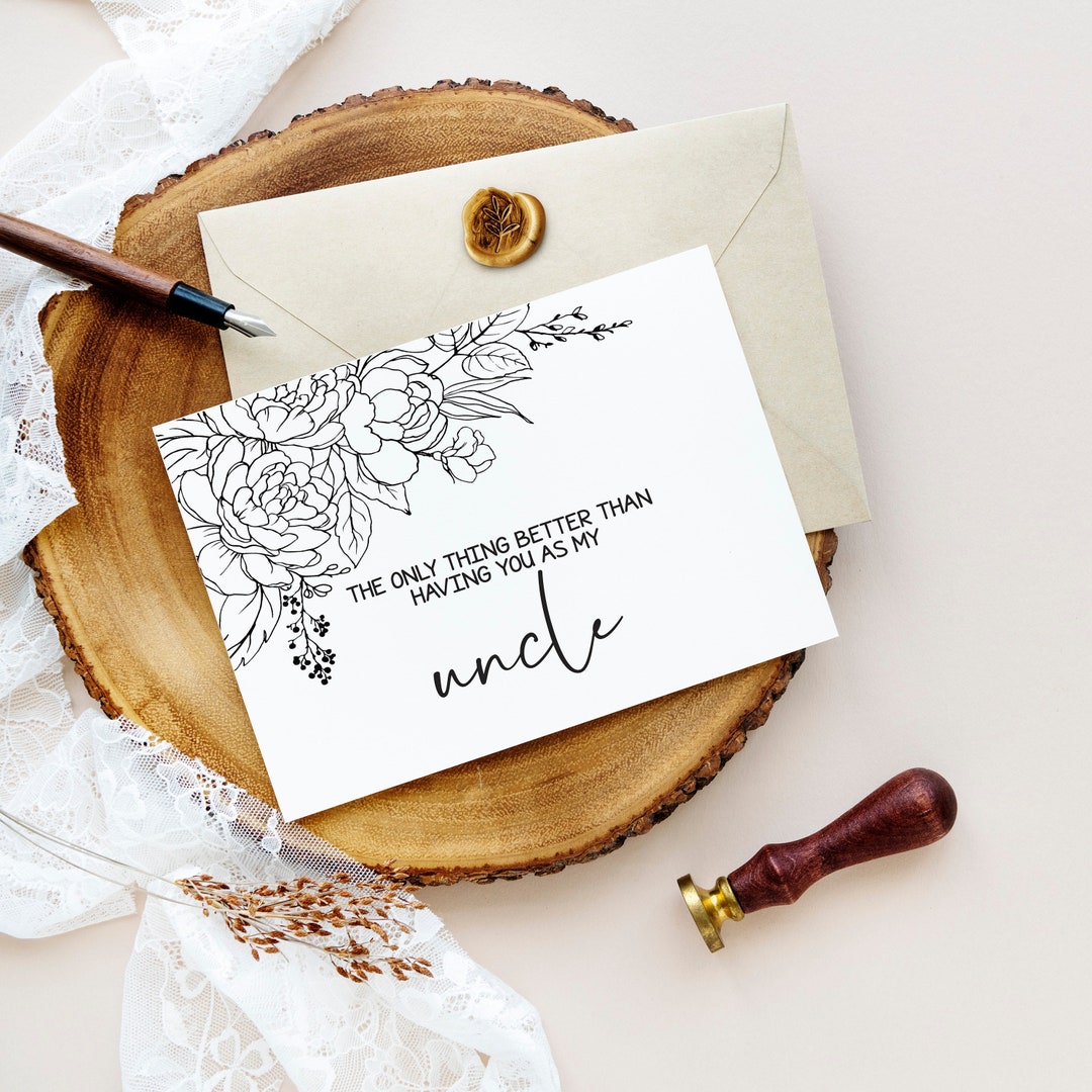 Pregnancy Reveal Card for Uncle - Uncle Promotion Card to Great Uncle ...