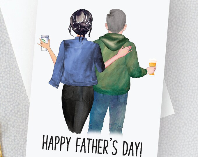 Father's Day Card Custom Happy Fathers Day Card Dad - Etsy