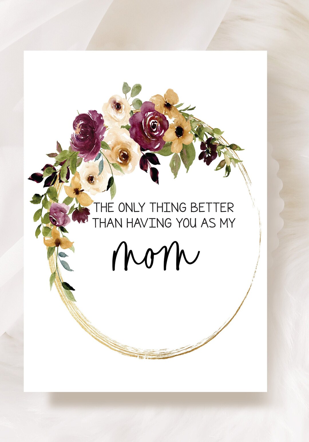 Will You Be My Matron of Honor Proposal Card for Mom, Maid of Honor ...