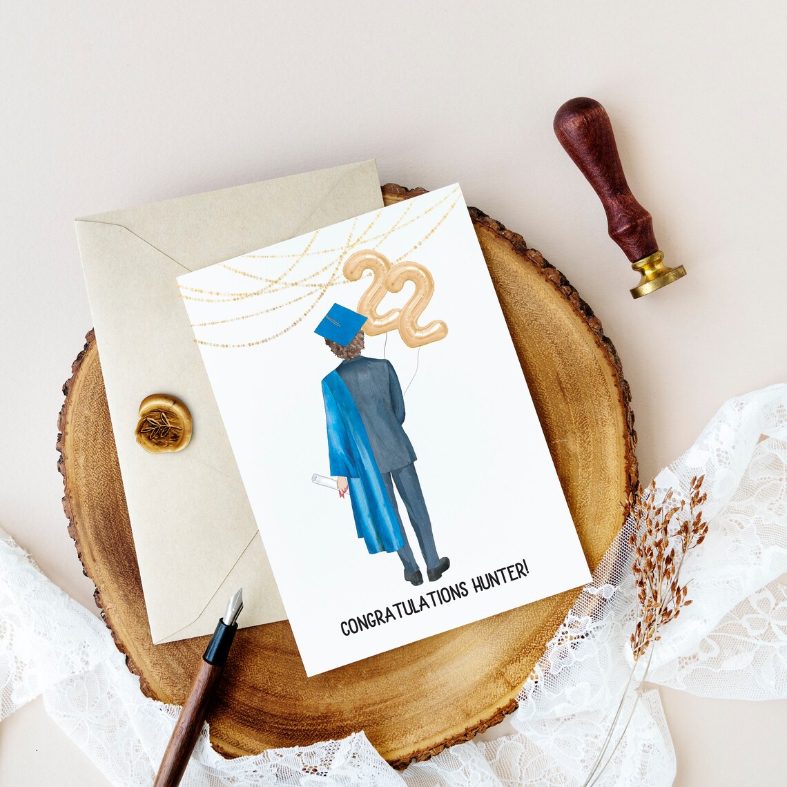 Kindergarten Graduation Card Custom Card for Graduate - Etsy