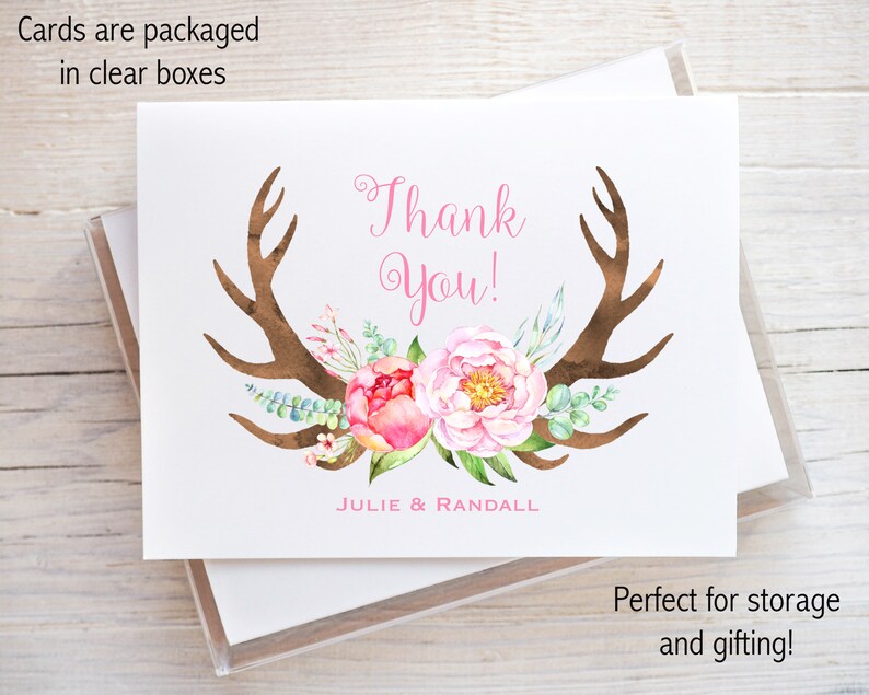 Personalized Thank You Cards Rustic Farmhouse Wedding Thank - Etsy