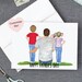 Father's Day Card for Grandpa From Grandkids 3 Kids - Etsy