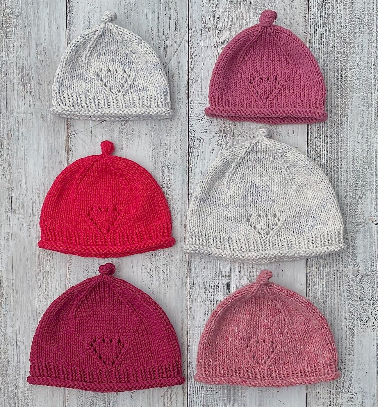 Heart Hat Knitting Pattern, Baby Child Hat Knitting Pattern, Valentine ...