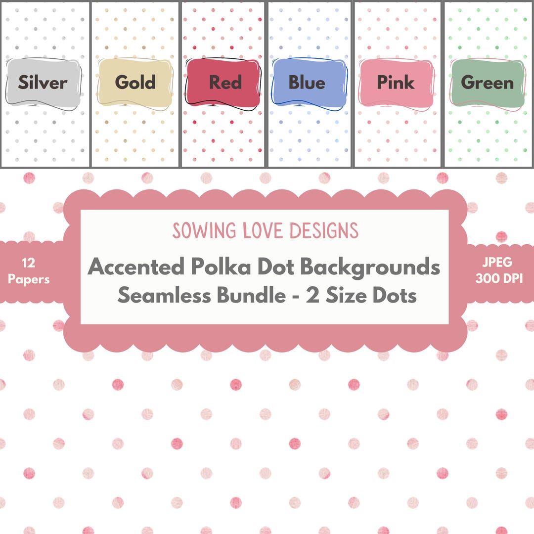 Watercolor Polka Dot Seamless Digital Paper - Gradient Polka Dots Paper ...