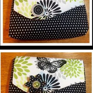 PDF Pattern- Clutchmates Zippered Clutch- You Will Get ALL 6 Flap ...
