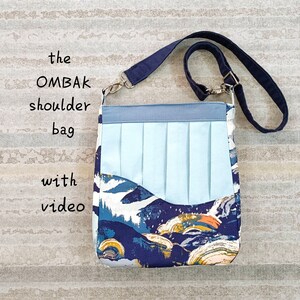 PDF Pattern - Ombak ( Waves ) Shoulder Bag - Unique Design With 2 ...