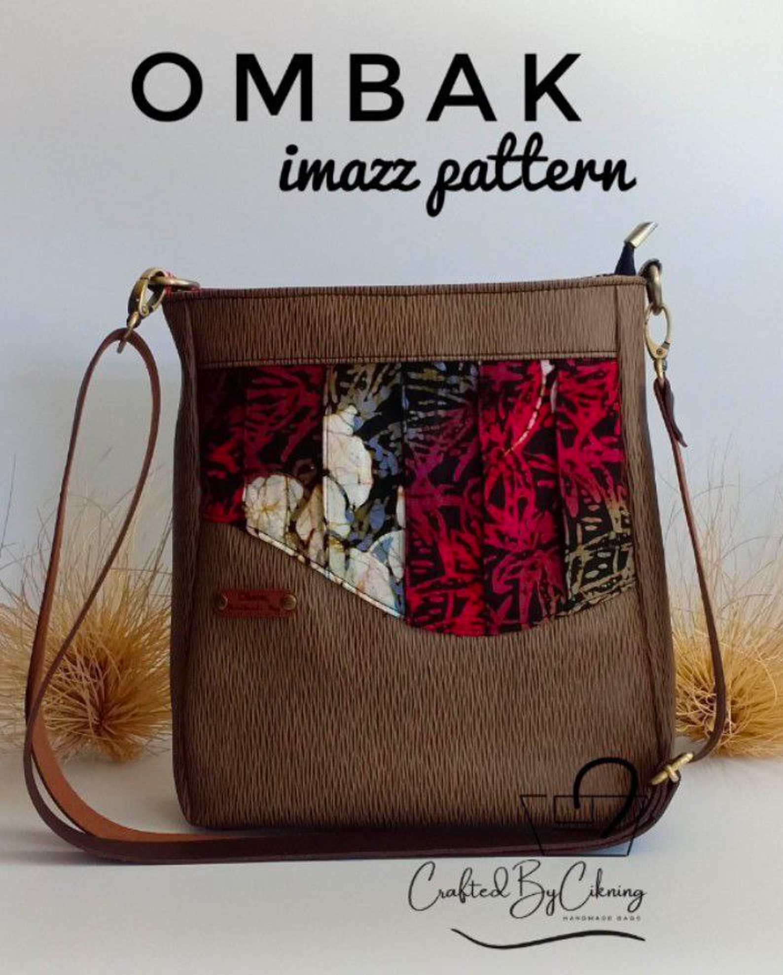 PDF Pattern - Ombak ( Waves ) Shoulder Bag - Unique Design With 2 ...