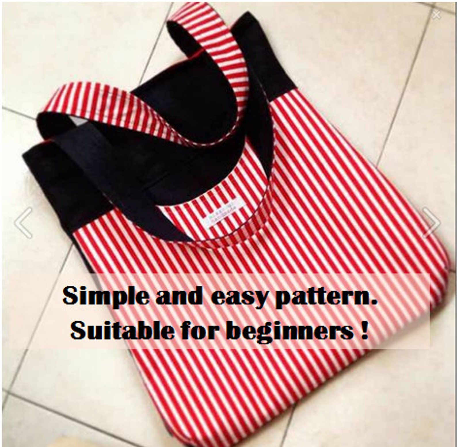 PDF Pattern - the Happy Bag - Simple, Easy and Adorable Pattern ...