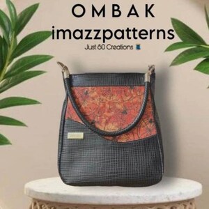 PDF Pattern - Ombak ( Waves ) Shoulder Bag - Unique Design With 2 ...