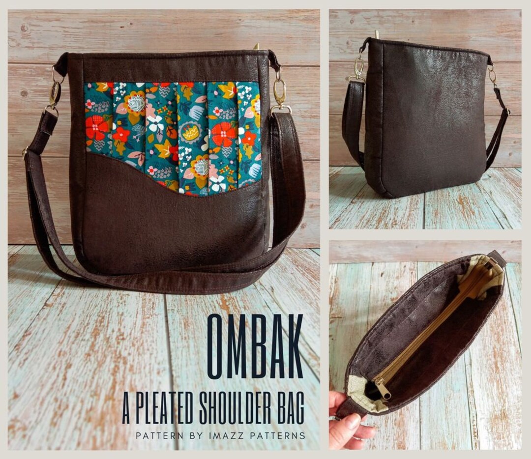 PDF Pattern - Ombak ( Waves ) Shoulder Bag - Unique Design With 2 ...