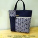 PDF Pattern - the Urban Tote Bag - Minimalist Design With 2 Options ...