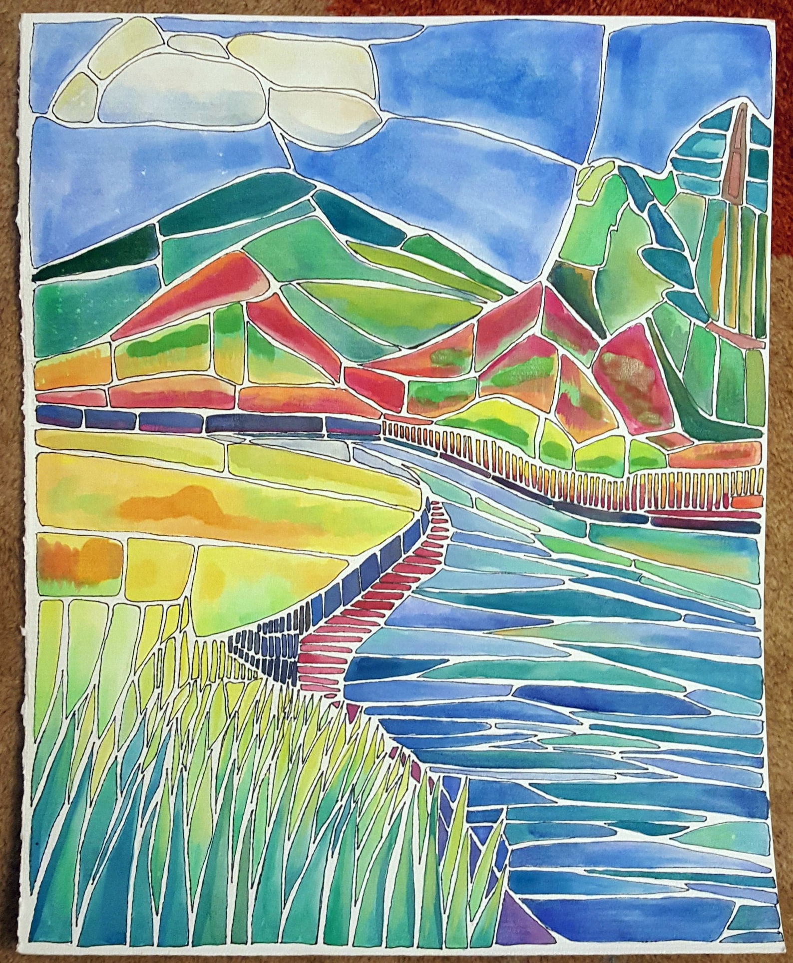 Flint Creek; Original Watercolor Painting - Etsy