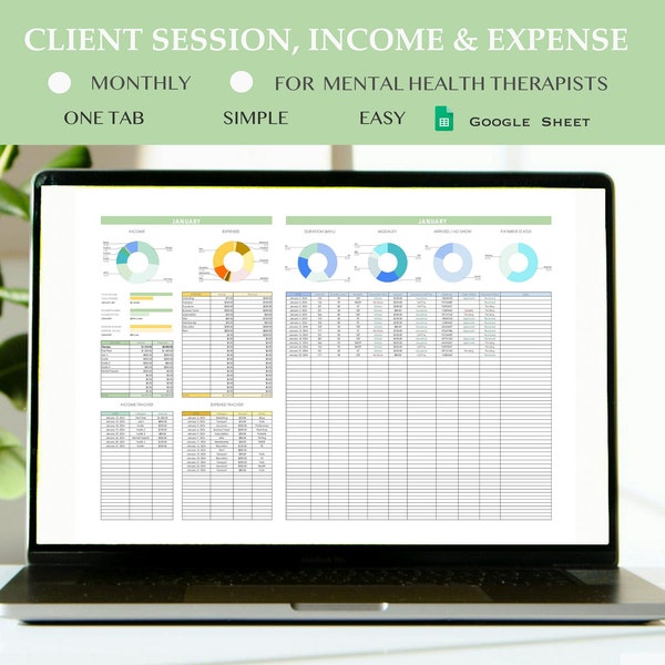 Therapist Spreadsheet - Etsy