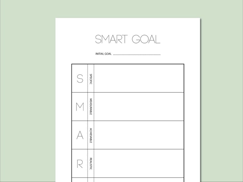 SMART Goal Setting: Mental Health, CBT, Counselor, Therapist, Set Goal ...