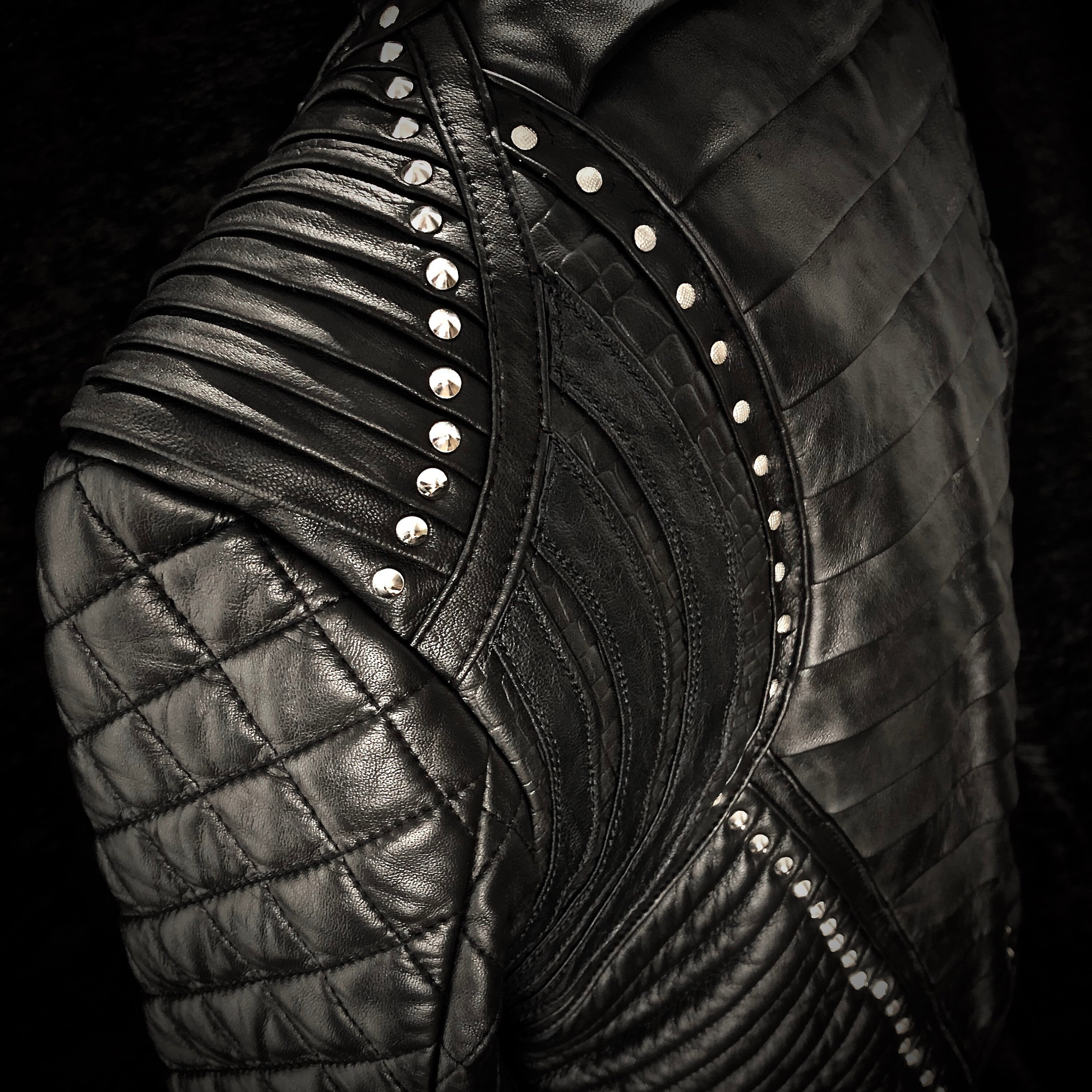 Alien Skin Motorcycle Black Leather Jacket | Etsy