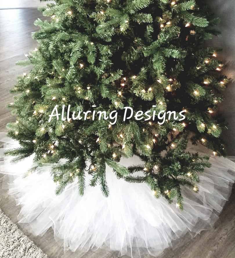 Tutu Tree Skirt Holiday Christmas Tree Skirt Tree Skirt | Etsy