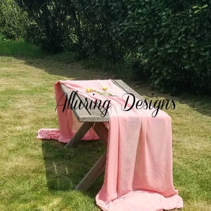Romantic Chiffon Linens Tablecloth Runner Overlay Wedding Event Party ...