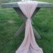 Romantic Chiffon Linens Tablecloth Runner Overlay Wedding - Etsy