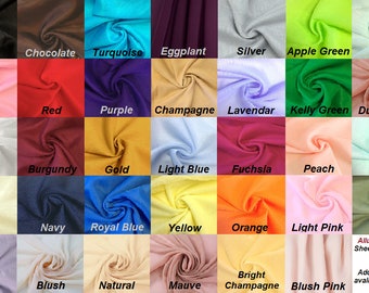 Fabric Swatches Chiffon - Etsy