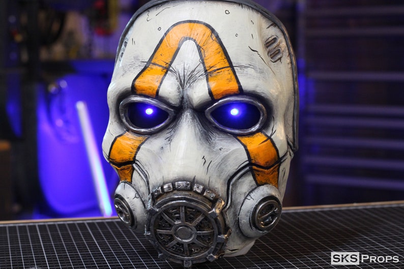 Borderlands 3 Psycho Bandit Mask w/ LEDs | Etsy