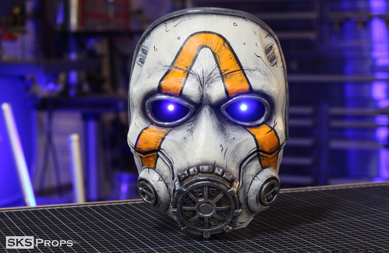 Borderlands 3 Psycho Bandit Mask W/ Leds | Etsy