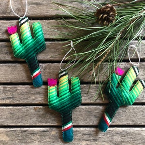 Serape Cactus Oraments - Etsy