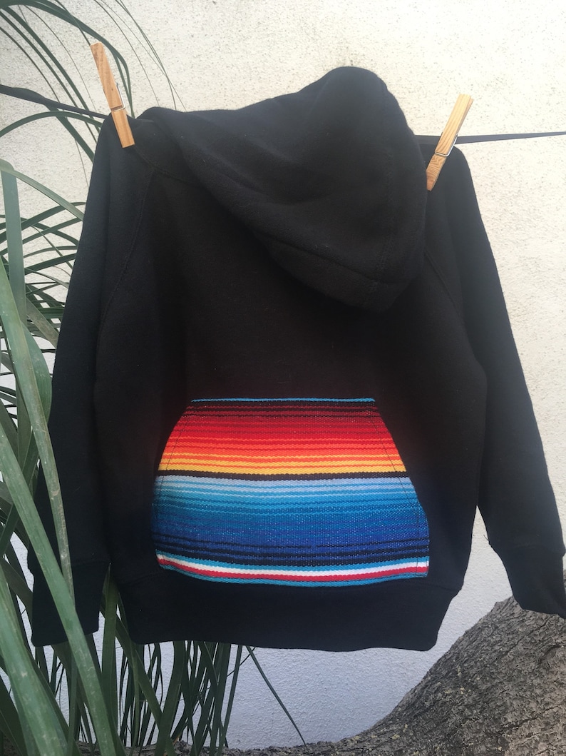 Toddler Hoodie With Authentic Serape Pocket - Etsy