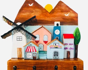 Wooden Clock Tower - Etsy