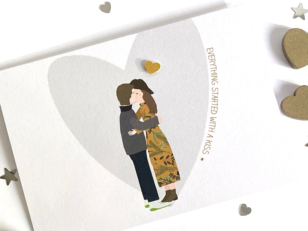 First Valentines Day Card, First Valentines Card for Boyfriend, Partner ...