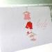 Baby Clothes Line Card, New Baby Card Personalized, Congratulations ...