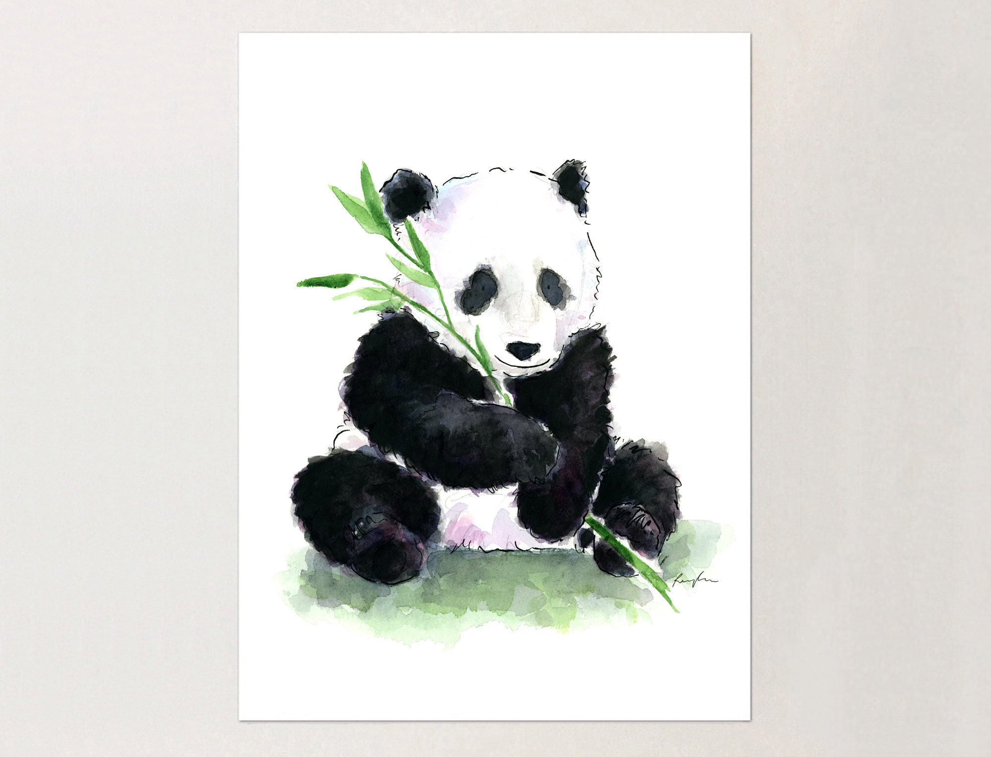 Panda Bear Drawing For Kids