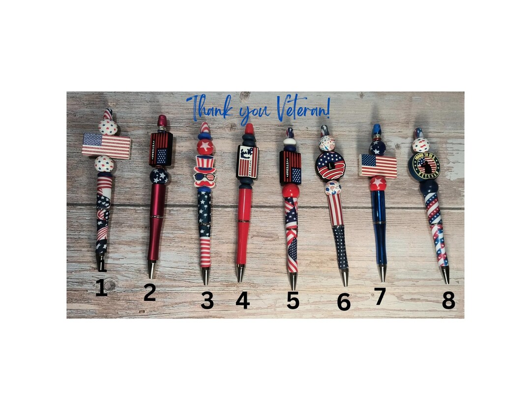 Veteran Beadable Pens - Etsy