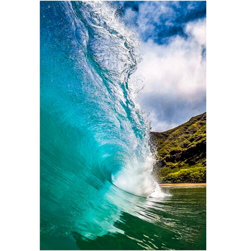 Hawaiian Big Wave Surf Fine Art Print Titled - Etsy