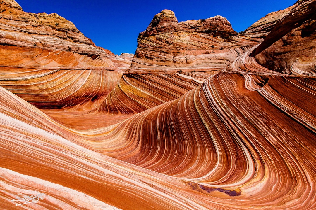 Aluminum/canvas Fine Art Print of the Wave in Kanab, Utah Titled "the ...