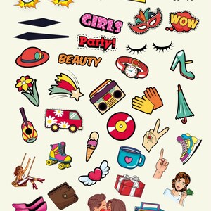 POP ART Digital Planner Stickers for Goodnotes/ iPad Stickers ...