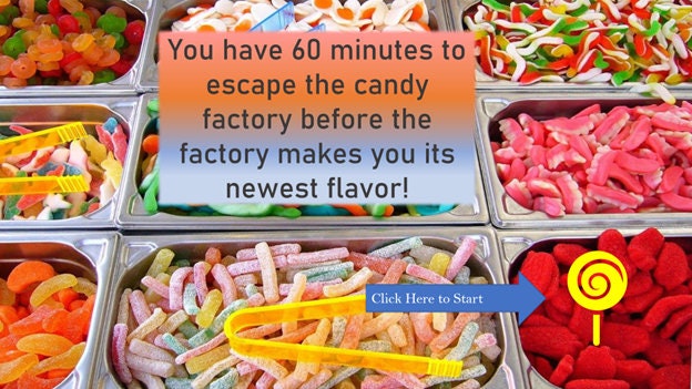 Candy Factory Virtual Escape Room Game | Family Friendly Online Game ...