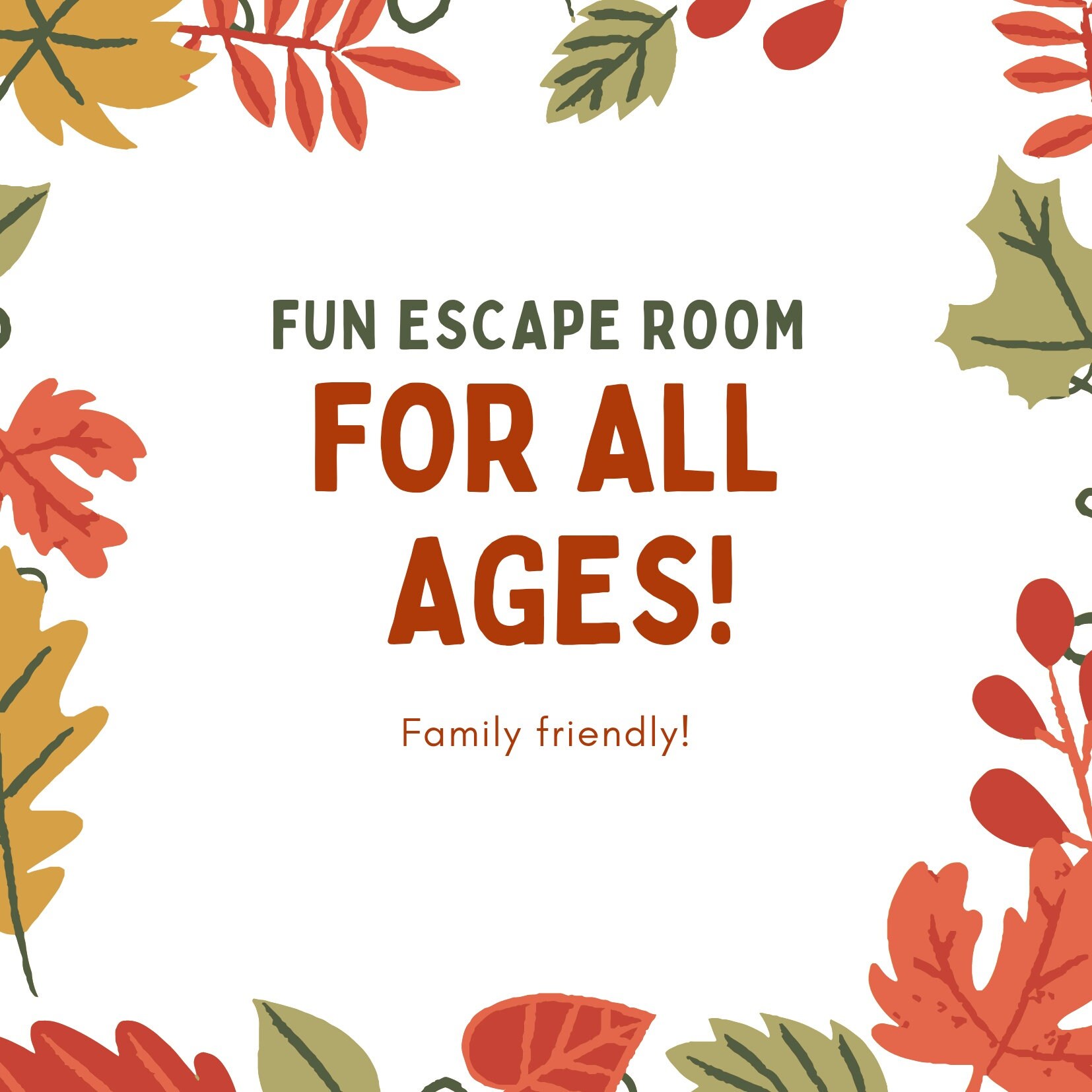 Thanksgiving Virtual Escape Room Game | Family Friendly Online Game ...