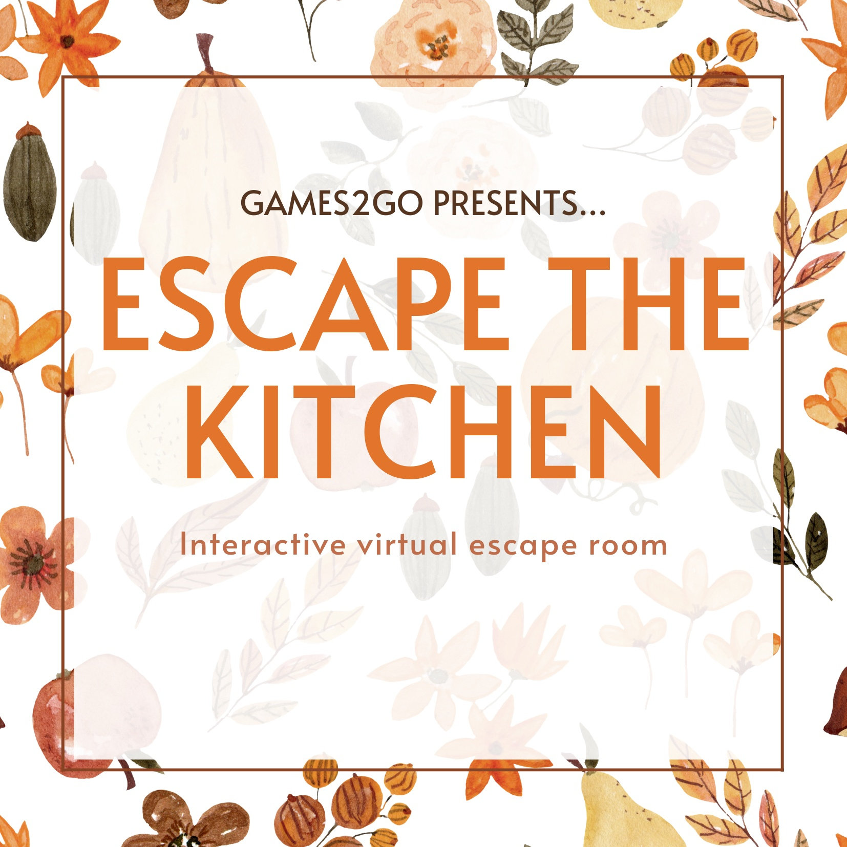 Thanksgiving Virtual Escape Room Game | Family Friendly Online Game ...