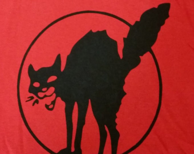 Wildcat T-shirt black Cat, Sabot Cat, IWW - Etsy