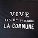 VIVE LA COMMUNE Flag T-shirt paris Commune | Etsy UK
